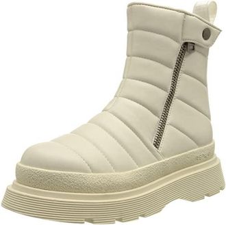 Replay Replay Femme Artic Padded Botte mi-Mollet, 061 Blanc, 39 EU