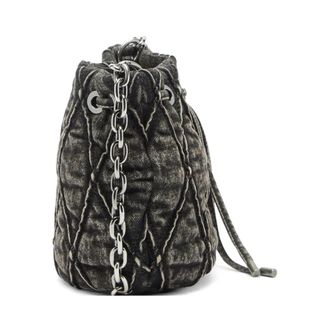 Diesel Charm-D Bucket Bag - - Bags - Damen - Grau - ONE SIZE