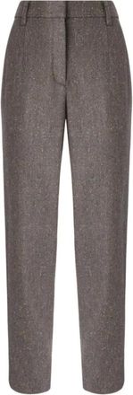 Genny Femme, Pantalons, Brun, Taille: 38 FR Slim-fit Pantalons