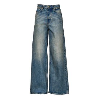Ganni Wide Jeans - - Jeans - Damen - Blau - W29