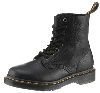 Dr. Martens Schn&uuml;rstiefel DR. MARTENS 8 Eye Boot 1460 Pascal AMBASSADOR, Damen, Gr. 40, schwarz (schwarz ambassador), Leder, unifarben, Schuhe Schn&uuml;rstiefel, Derb