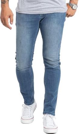 Rock Creek Rock Creek M21 Pantalon en jean stretch pour homme Coupe basique ajustée Taille W29 à W40, 30W x 32L