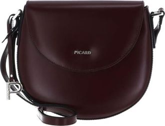 Picard sac à épaule bandoulière Black Tie Crossbody Bag with Flap Vino bordeaux