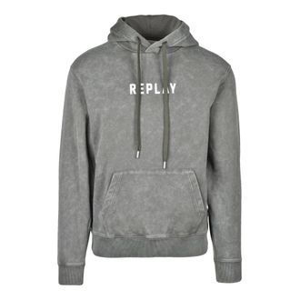 Replay Hoodie - - Sweatshirts & Hoodies - Herren - Gr&uuml;n - L