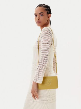 Pinko Handtasche PINKO Flat Horizontal Mini PE 25 PCPL 104277 A2AN Gr&uuml;n