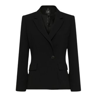 Marella Doppelreihiger schwarzer Blazer - - Jackets - Damen - Schwarzk - XL