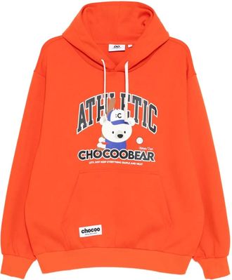 Chocoolate hoodie Chocoo Bear - Orange