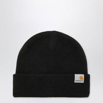 Carhartt Work in Progress Schwarze Stratus Hat Low M&uuml;tze