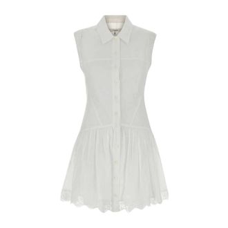 Frame Denim Besticktes Tageskleid - - Dresses - Damen - Wei&szlig; - S