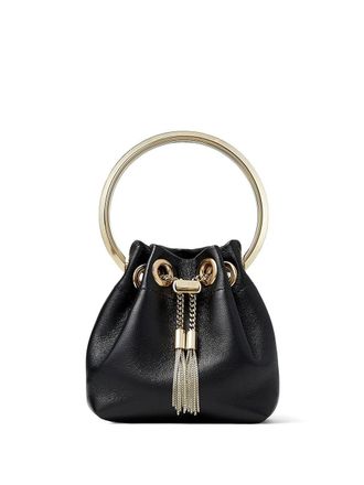 Jimmy Choo London mini sac seau Bon Bon - Noir