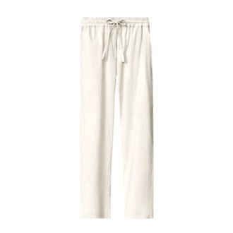 Fabiana Filippi Wei&szlig;e Leinenhose Gerader Schnitt - - Trousers - Damen - Wei&szlig; - S