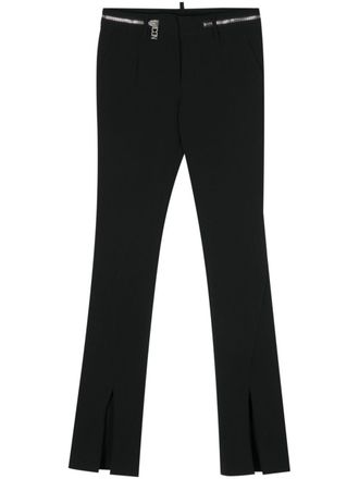 Dsquared2 pantalon &agrave; coupe &eacute;vas&eacute; - Noir