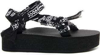 Arizona Love Sandales Trekky Plateforme Bandana Noir