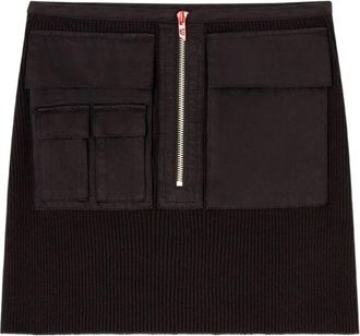 Diesel Femme, Jupes, Noir, Taille: 40 FR M-Meryn Short