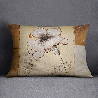 Le jardin du Lin Kissenhüllen, Cotton, Mehrfarbig, 45x45