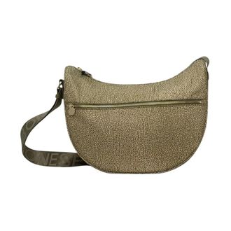 Borbonese Femme, Sacs, Vert, Taille: ONE Size Luna Bag Middle
