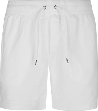 Polo Ralph Lauren Homme, Shorts, Blanc, Taille: M Flat Front Short