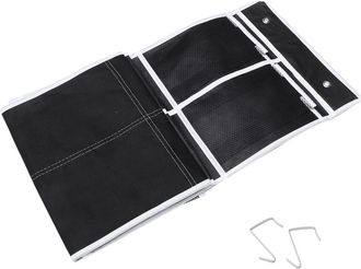 BESPORTBLE SEWACC Mehrlagige Aufbewahrungstasche mit 12 F&auml;chern aus Atmungsaktivem Material H&auml;ngender Organizer f&uuml;r Zuhause Wandbeutel mit Aufh&auml;ngel&ouml;chern f&uuml;r K&uuml;