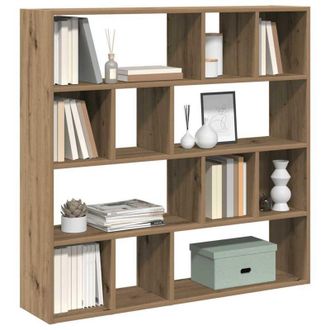 vidaXL Vidaxl - Biblioth&egrave;que/S&eacute;parateur de pi&egrave;ce ch&ecirc;ne artisanal 105x24x102 cm