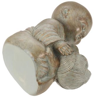 NUOBESTY Retro M&ouml;nchsfigur aus Harz Miniatur Kunstobjekt f&uuml;r Kaminsims und Wohnzimmer Zen Inspirierte Gestaltung als Geschenk zum Lesen und Schachspielen