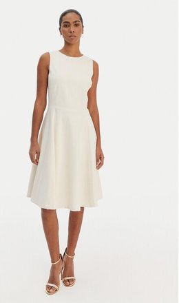 Lauren Ralph Lauren Coctailkleid 200980935002 &Eacute;cru Slim Fit