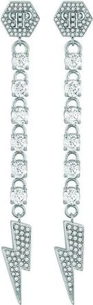 Philipp Plein Femme, Accessoires, Gris, Taille: ONE Size Thunder Lady Earrings
