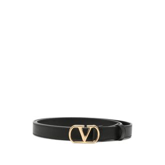 Valentino Garavani VLogo Signature Leather Belt