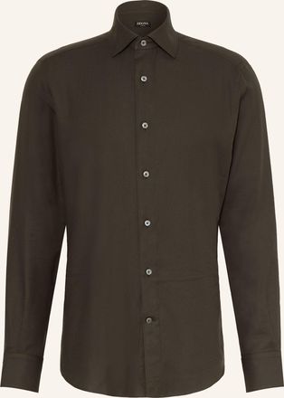 Ermenegildo Zegna Zegna Hemd Cashco Regular Fit gruen