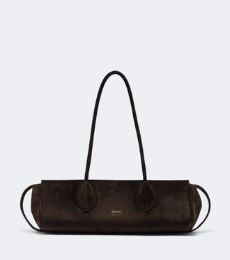 Khaite Schultertasche Donna Medium aus Veloursleder