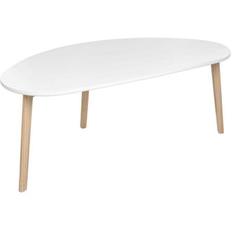 Beliani Couchtisch FLY Wei&szlig;