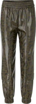 Marc Cain Leo Kunstleder Jogger Hose - - Trousers - Damen - Gr&uuml;n - XL