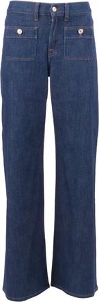 7 For All Mankind Femme, Jeans, Bleu, Taille: W31 Jean Lotta Tailorless