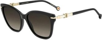 Carolina Herrera Femme, Accessoires, Noir, Taille: 55 MM Lunettes de soleil