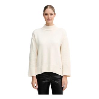 DKNY Gerippter Rollkragenpullover - - Knitwear - Damen - Beige - XS