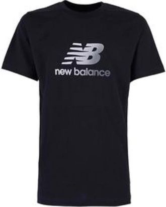 New Balance Homme, Tops, Noir, Taille: L T-shirt Sport Essentials avec Logo D&eacute;grad&eacute;