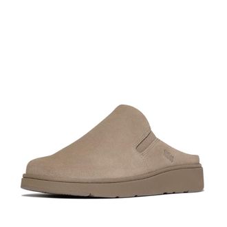 FitFlop Damen Gen-ff Elasticated Suede Mules Hausschuh, Taupe, 37 EU