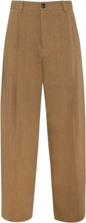 Tela Femme, Pantalons, Brun, Taille: 40 FR Pantalon large