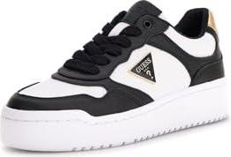 Guess Femme MIRAM6 Sneaker, Noir/Marron, 37 EU