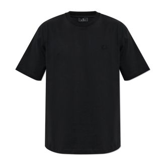 Etro Homme, Tops, Noir, Taille: M T-shirt Roma