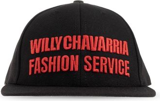 Willy Chavarria Homme, Accessoires, Noir, Taille: ONE Size Fashion Service Cap