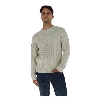 Superdry Pull col rond - Homme - Pulls - Beige - Taille: XL
