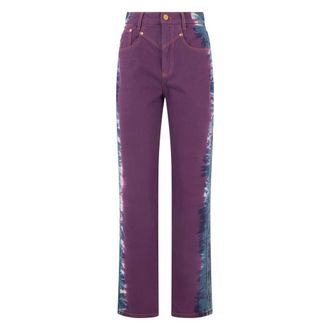 Alberta Ferretti Gerades Jeans - - Jeans - Damen - Lila - S