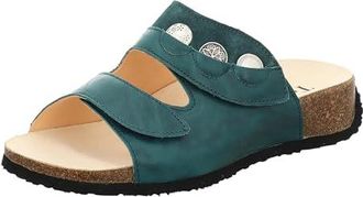 Think Think! Femme Mizzi Chaussons Durables Mules, 7000 Atlantic Combi, 35