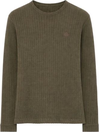 RANRA Ranra, Homme, Pulls, Vert, Taille: L Rift Rib Linen LS T-shirt