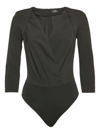 Elisabetta Franchi body pre-owned à manches longues - Noir
