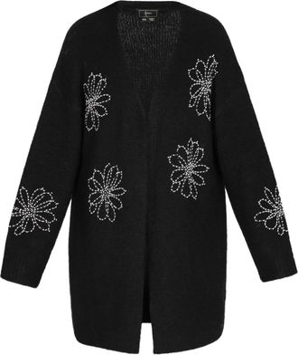 Faina Strickjacke Frauen Schwarz