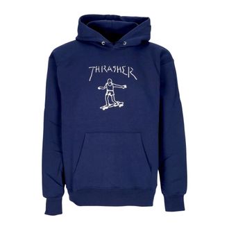 Thrasher Navy/Wei&szlig; Herren Hoodie mit Kordelzug - - Sweatshirts & Hoodies - Herren - Blau - XL