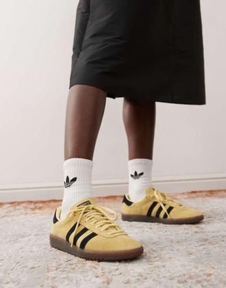 adidas Originals Bermuda - Baskets - Jaune et noir