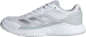 adidas Adidas Chaussures de Padel Courtquick pour Femme, FTWR Blanc/argent&eacute; m&eacute;tallis&eacute;/FTWR Blanc, 42 EU