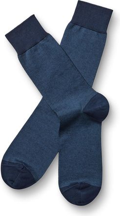 CHARLES TYRWHITT Socken mit Streifen - Indigoblau